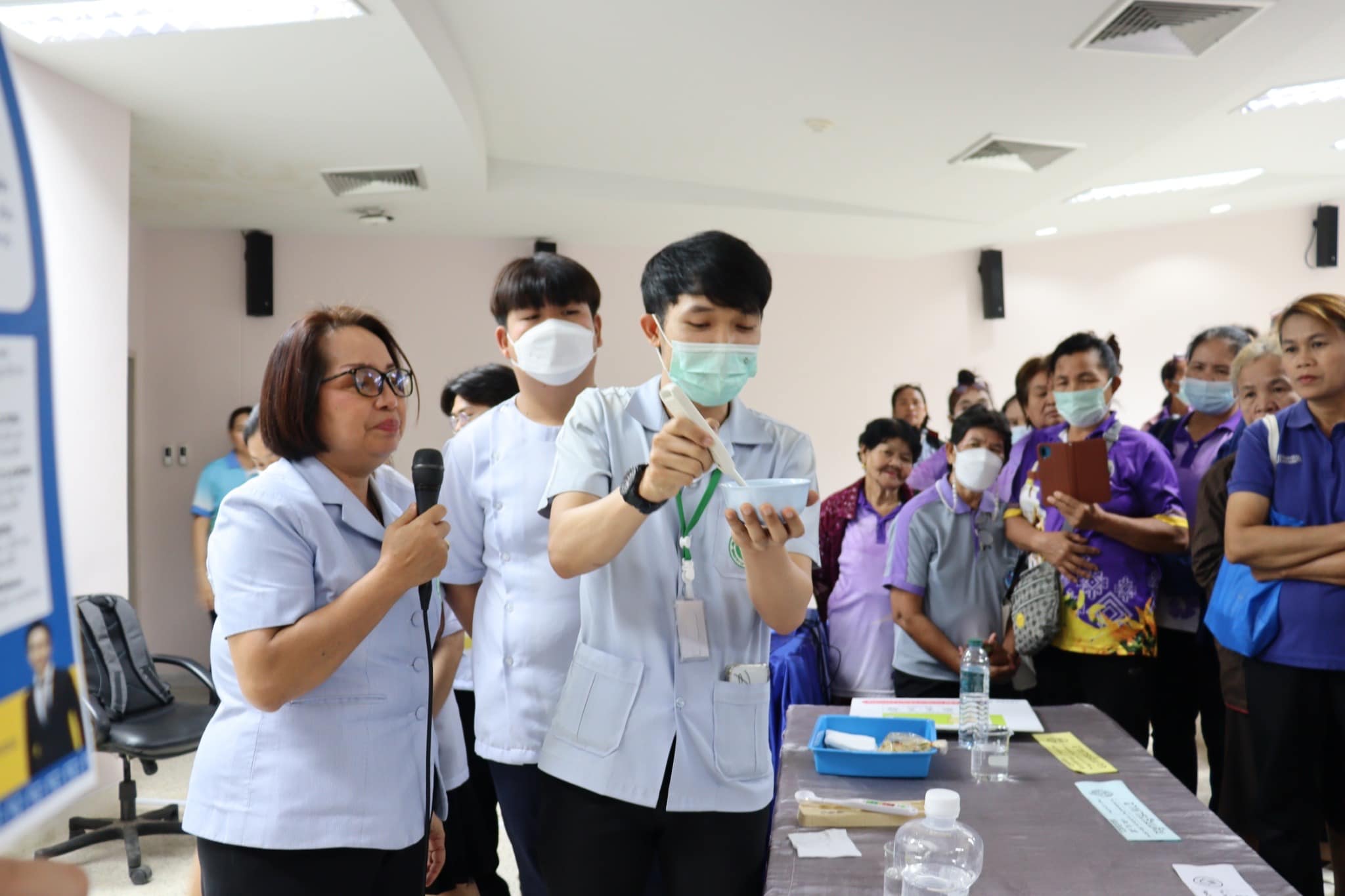 วิทยาเขตอำนาจเจริญจัดกิจกรรม “พัฒนาชุมชนต้นแบบลดการบริโภคโซเดียม ลดโรคไม่ติดต่อเรื้อรัง” – MUSEF