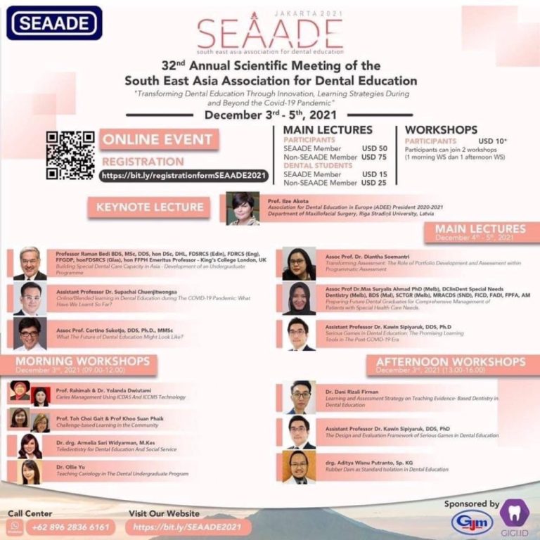 คณะทันตแพทยศาสตร์ ม.มหิดล ร่วมการประชุมวิชาการ “The 32nd South East ...