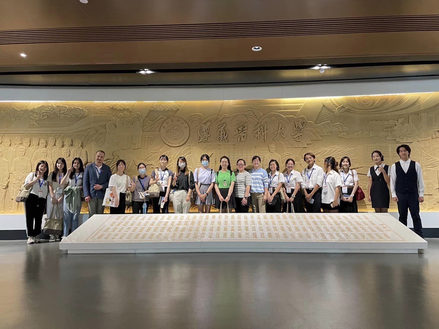 The second-year nursing students participated in the “Learning about ...