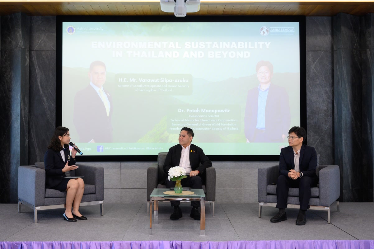 IRGA Holds Environmental Sustainability Talk – Mahidol University