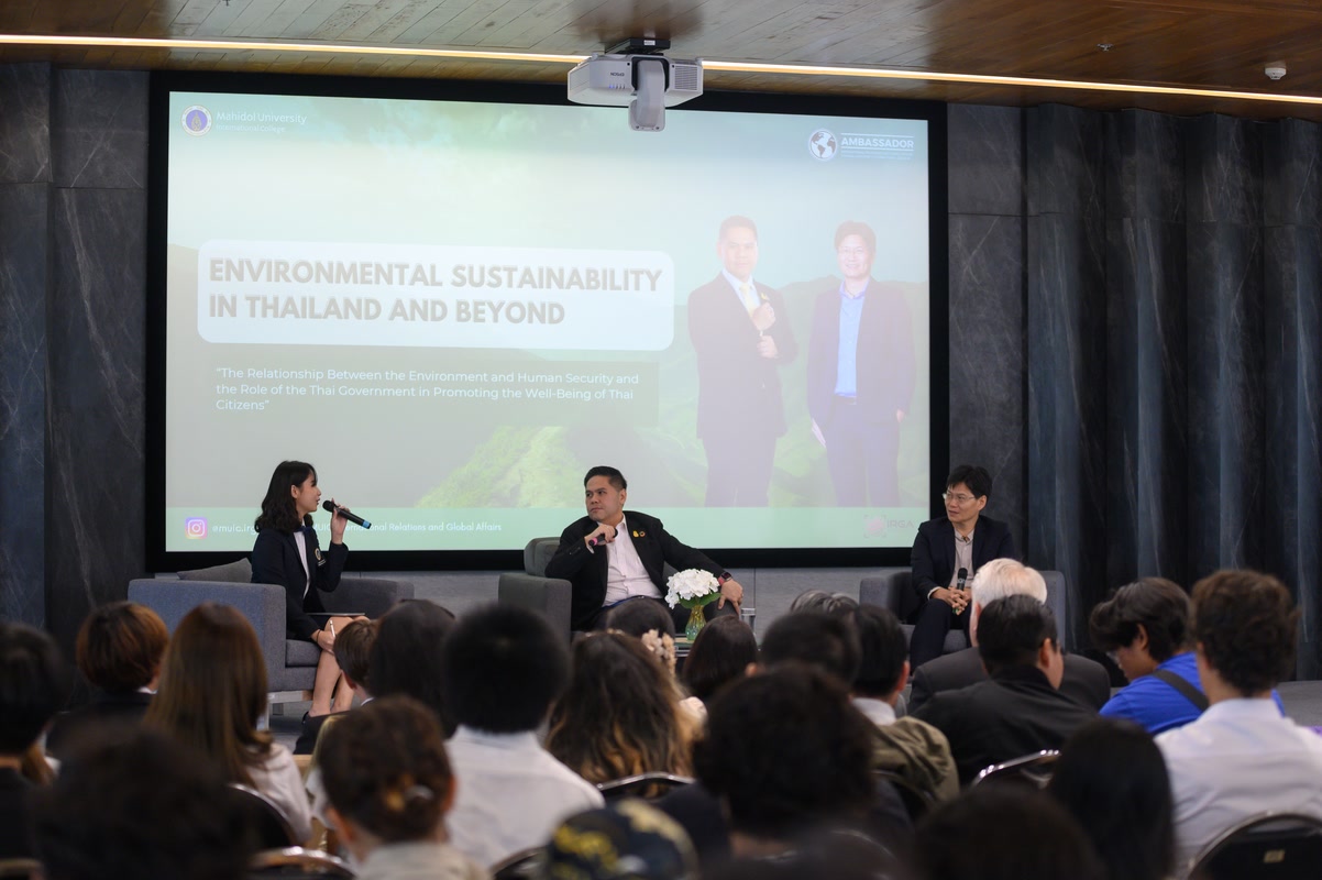 IRGA Holds Environmental Sustainability Talk – Mahidol University